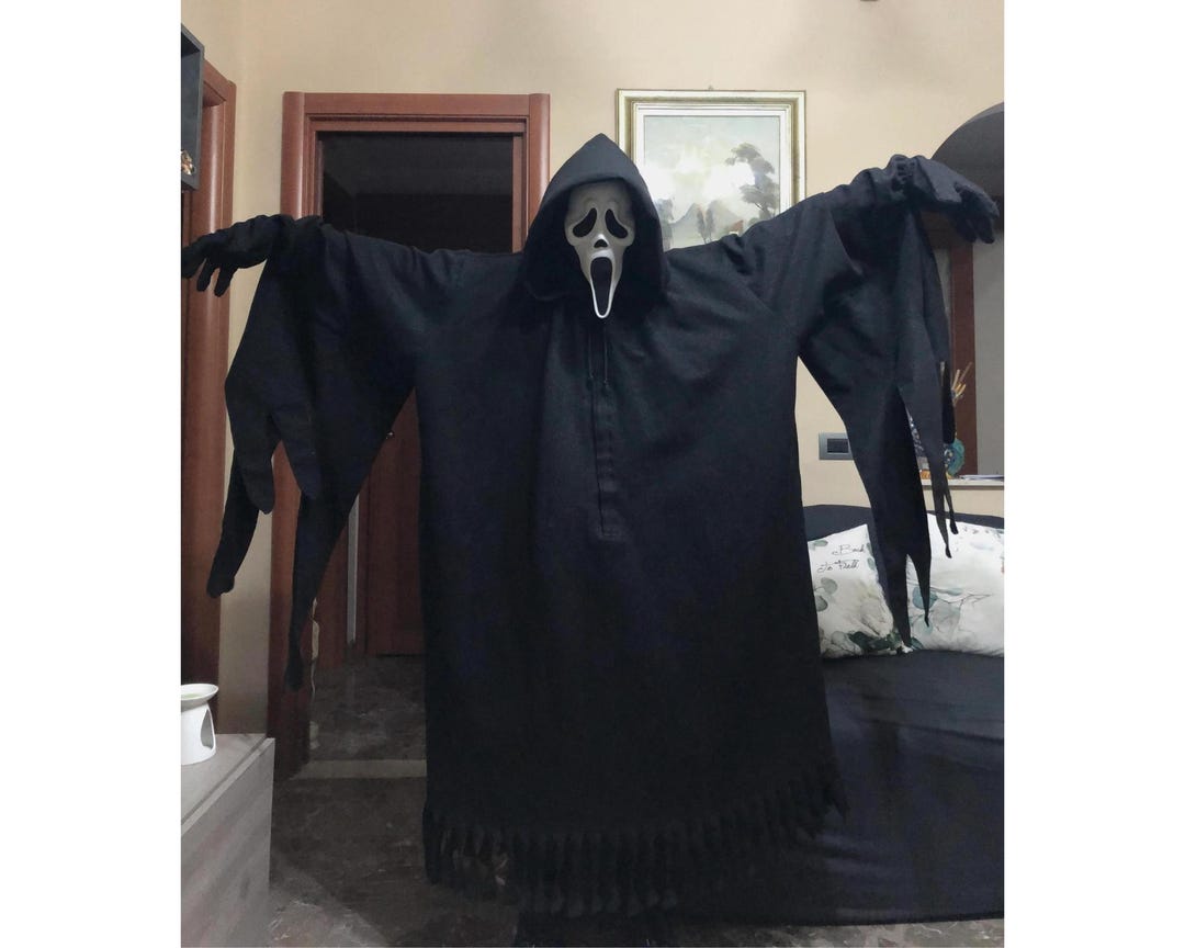 Scream 6 Robe, Halloween Scray Face Scream Robe, Halloween Scary ...