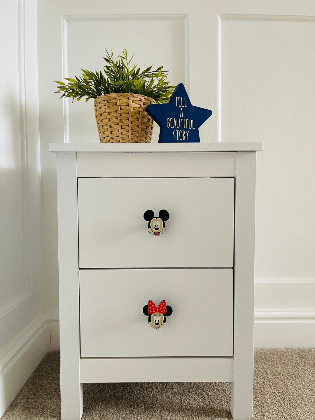 Mouse Cartoon Drawer Handles, Kids Drawer Knobs, Wardrobe Handles ...