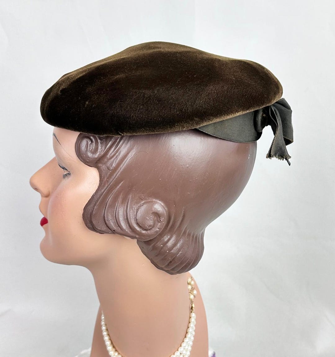 Vintage Golden Falcon Eastern Air Lines Stewardess Tilt Hat by Play ...
