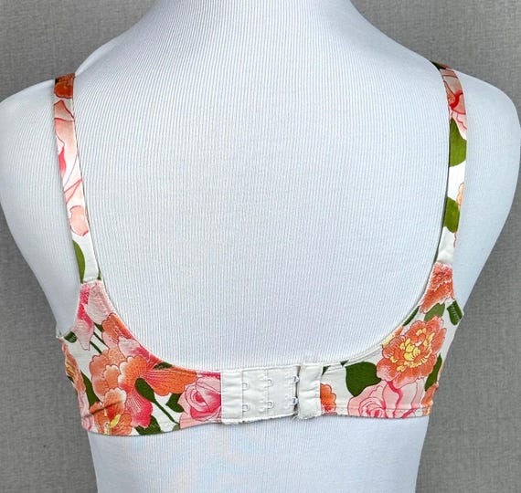 Vintage 70s Vanity Fair Floral Bra 36B - Gem