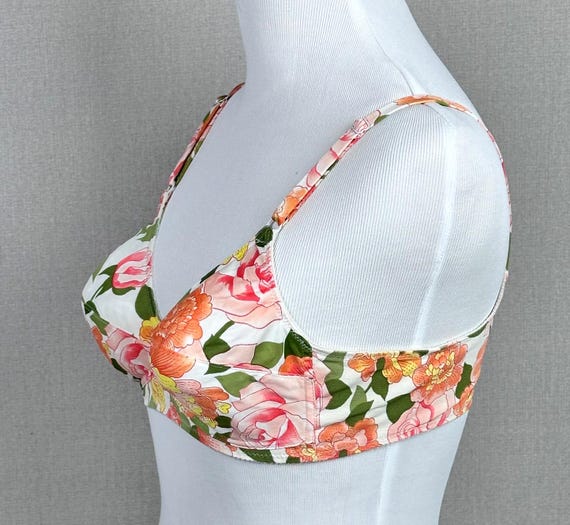 Vintage 70s Vanity Fair Floral Bra 36B - Gem