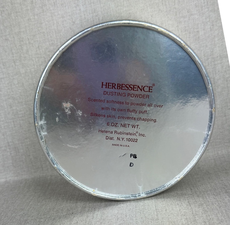 Vintage Herbessence 6oz Dusting Powder by Helena Rubinstein, Deadstock ...