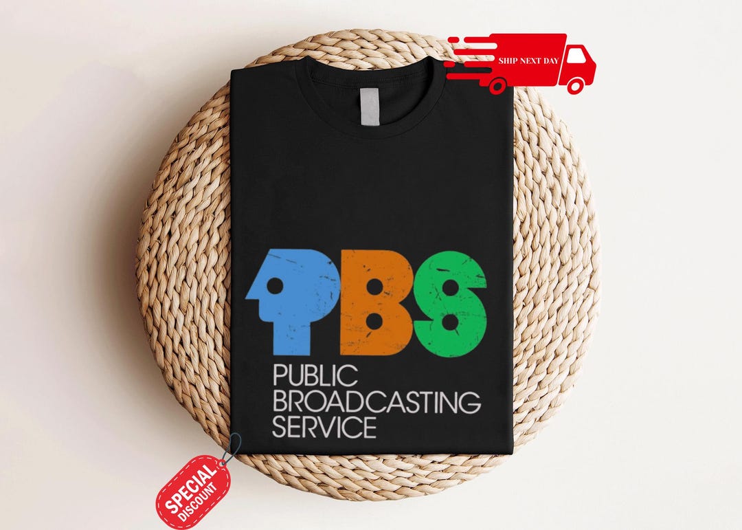 Vintage PBS Logo T-shirt – Retro Public Broadcasting Service Tee – 70s ...