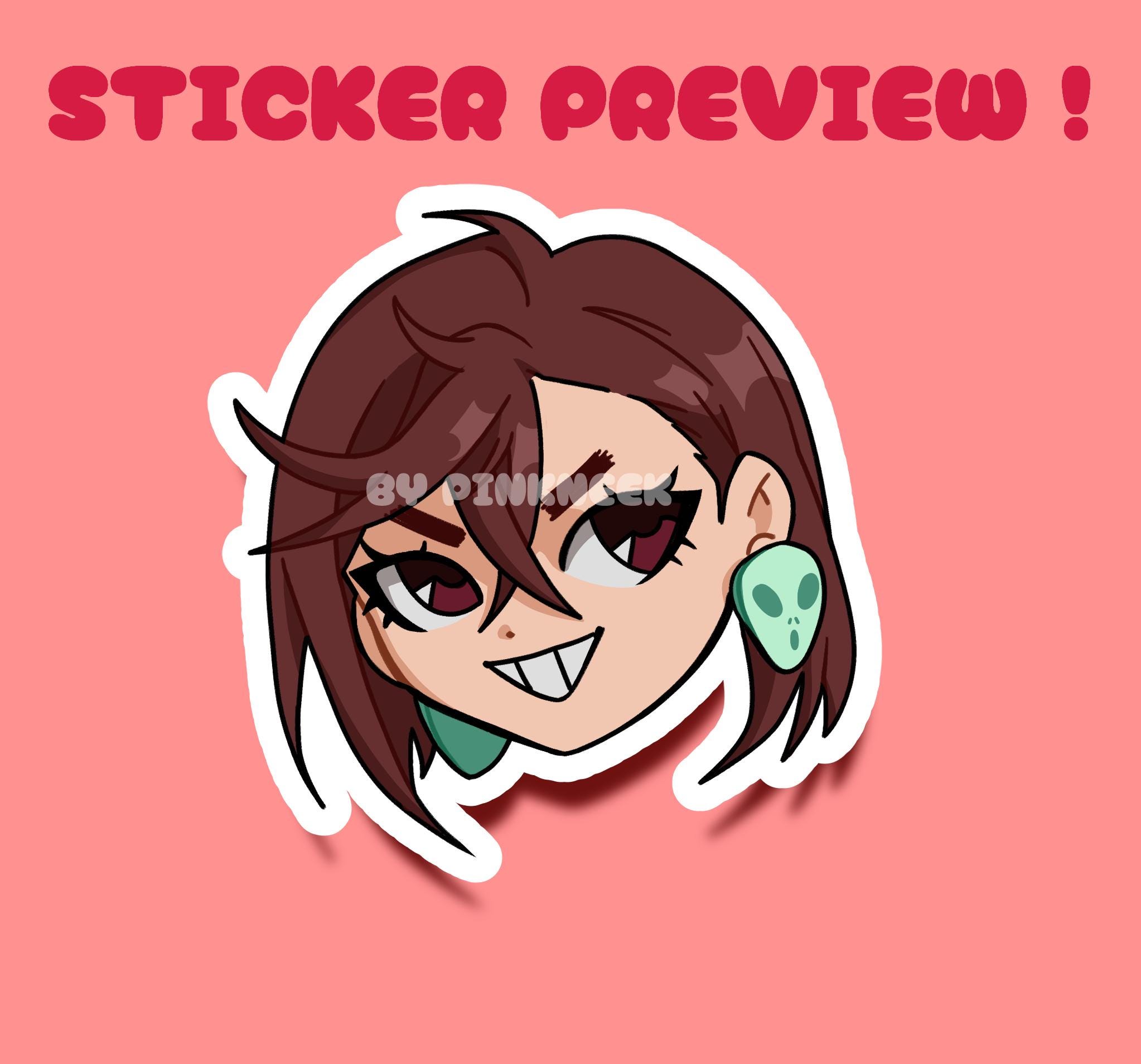 Dandadan Waterproof Stickers Okarun and Momo Ayase - Etsy