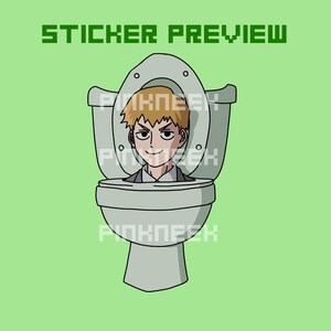 Mob Psycho Laminated Stickers Anime Laptop Decals - Etsy