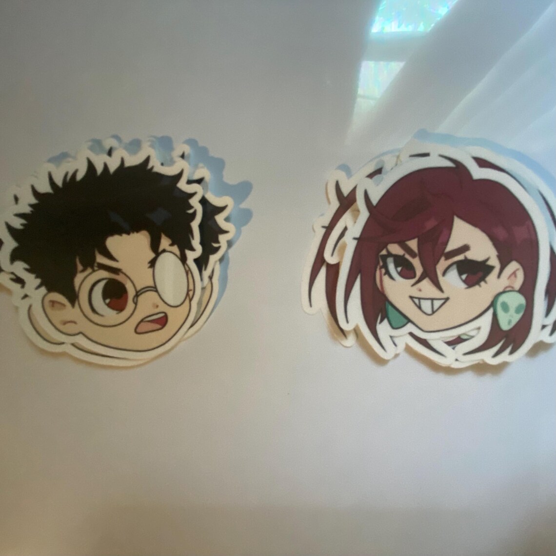 Dandadan Waterproof Stickers Okarun and Momo Ayase - Etsy
