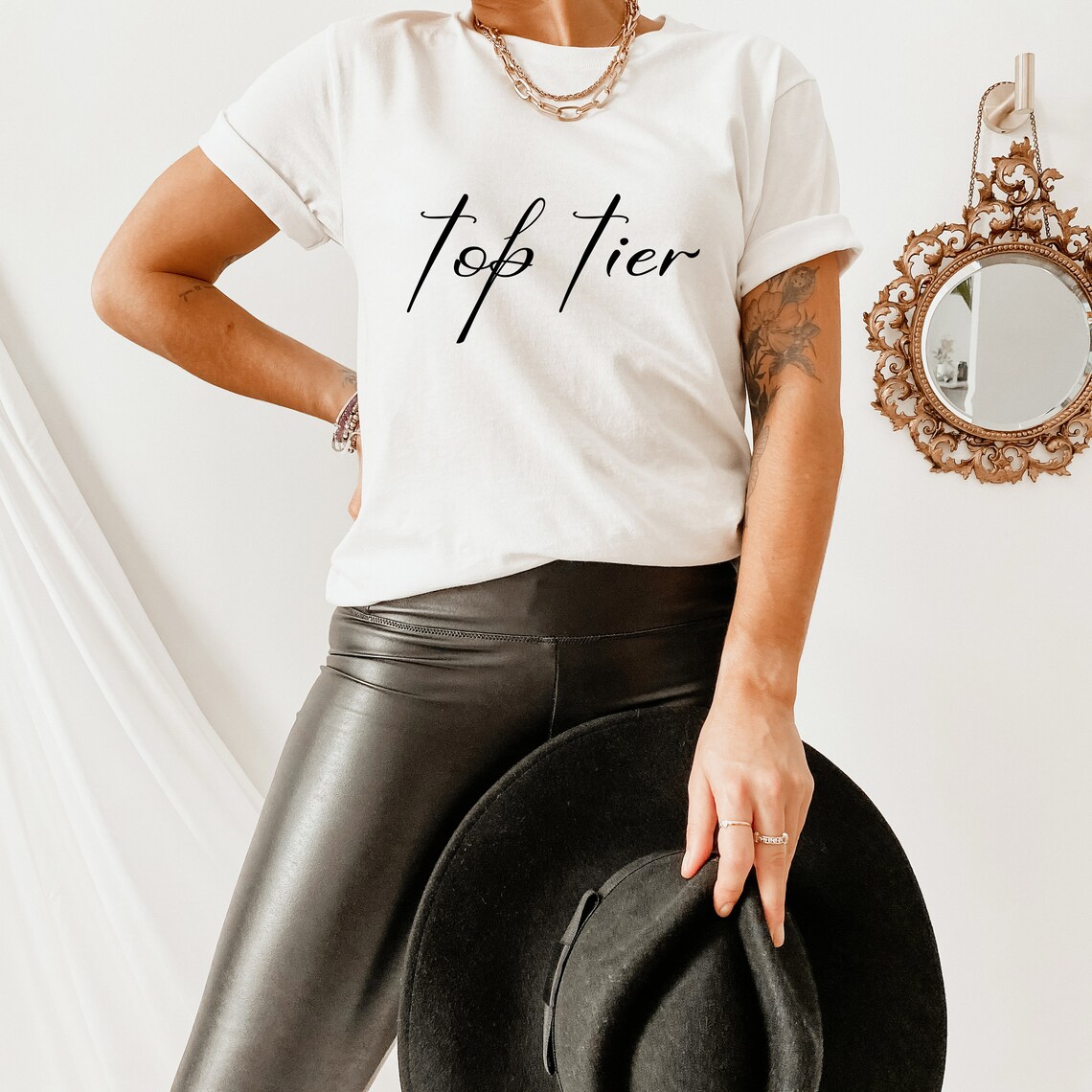 Top Tier PNG, Tshirt Graphic PNG, Women's Tshirts - Etsy