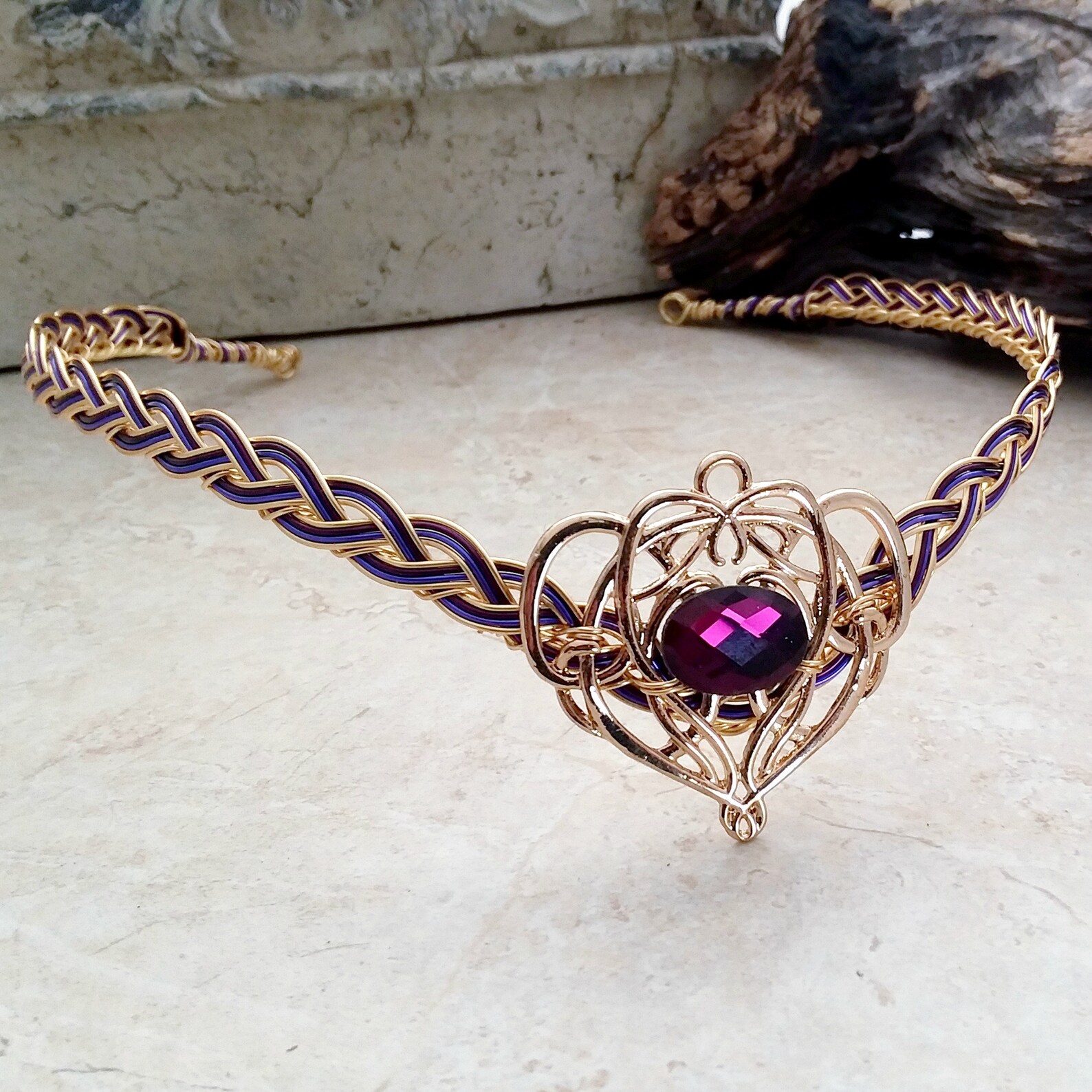 Elven Oracle Crystal Circlet Tiara Crown in Custom Colors - Etsy Canada