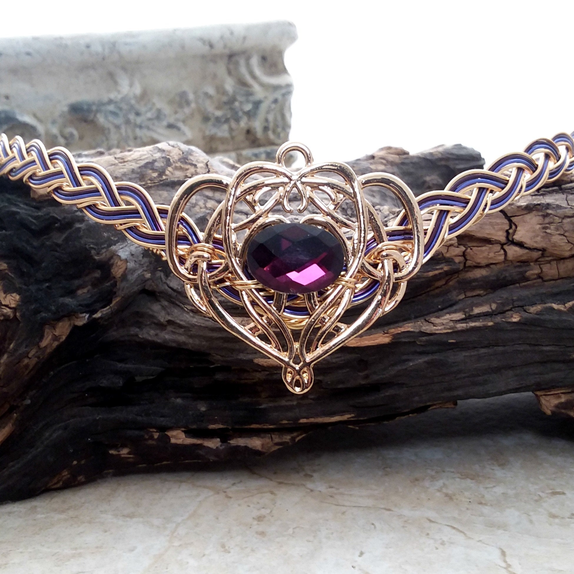 Elven Oracle Crystal Circlet Tiara Crown in Custom Colors - Etsy Canada