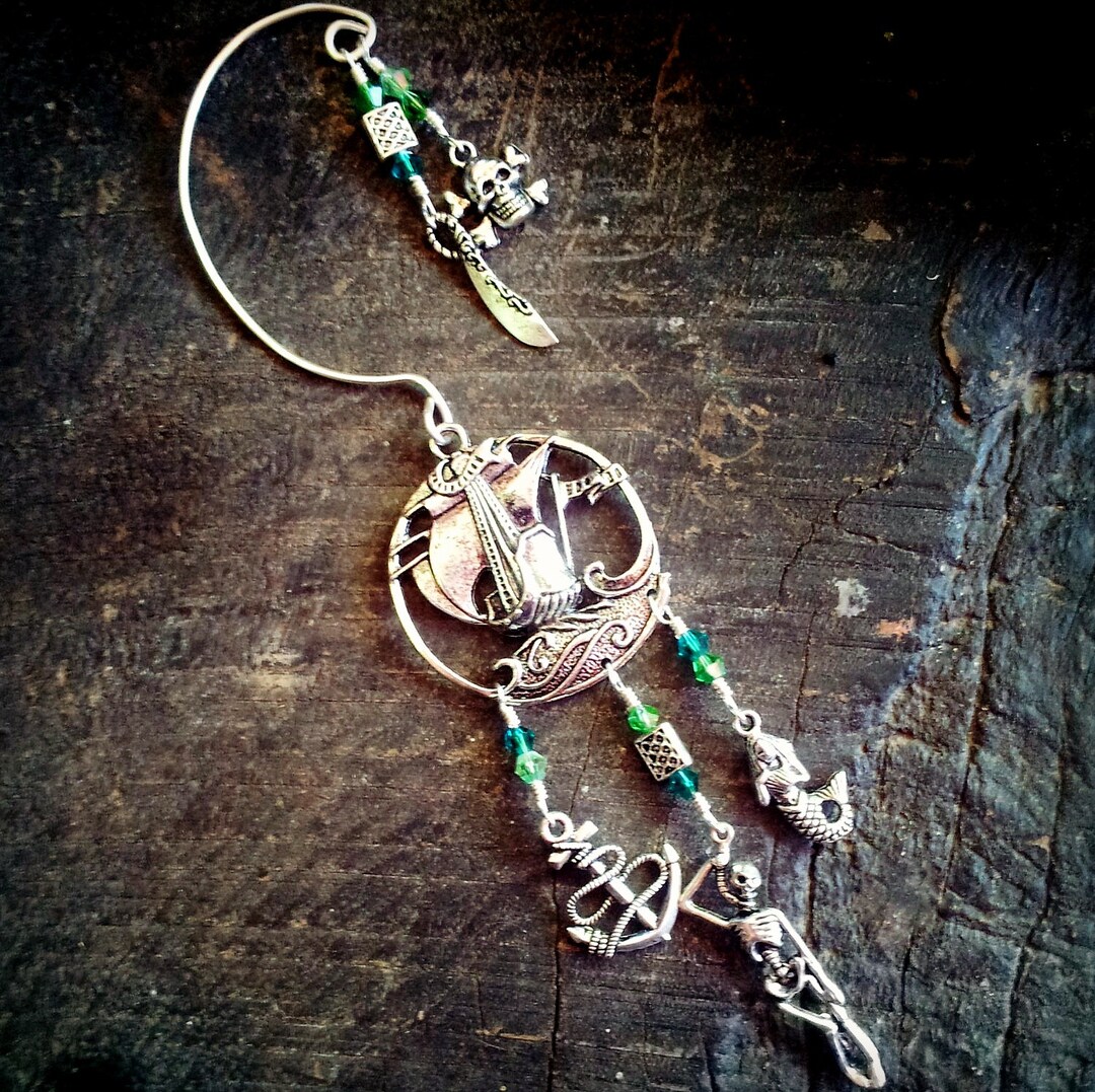 Deluxe Pirate Ear Cuff Wrap Steampunk Buccaneers Bounty - Etsy