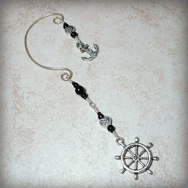 Pirate Ear Cuff the Stormy Seas No Piercing Required | Etsy