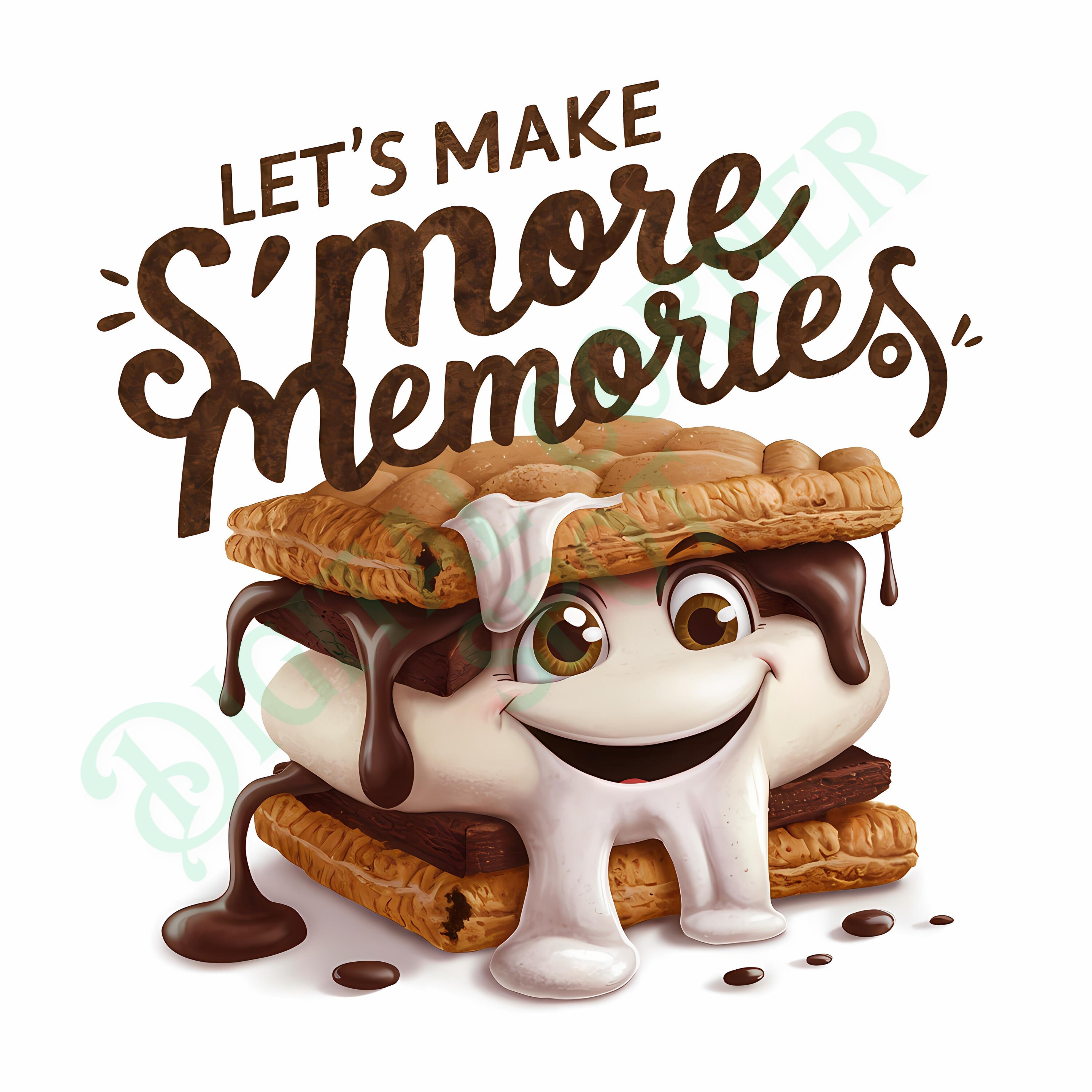 S'mores, S'mores Svg, Campfire Marshmallow, Campfire Art, Cute Food Art, Cute Food Stickers ...