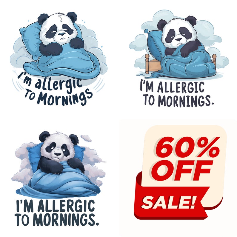 Panda Png, Panda Stickers PNG, Panda Sticker, Poster, Printable ...
