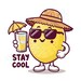 Kawaii Lemonade Character Illustration, Stay Cool, Sunny Days, Kawaii ...