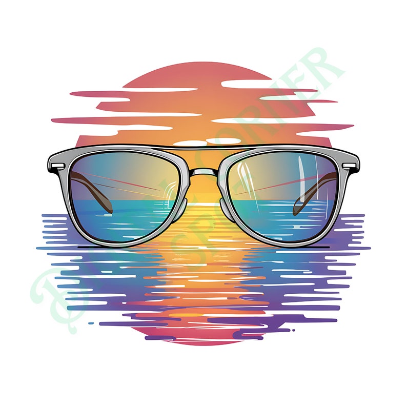 Sunglasses, Sunglasses Svg, Sunset, Sunset Shirt, Sunset Png, Beach ...