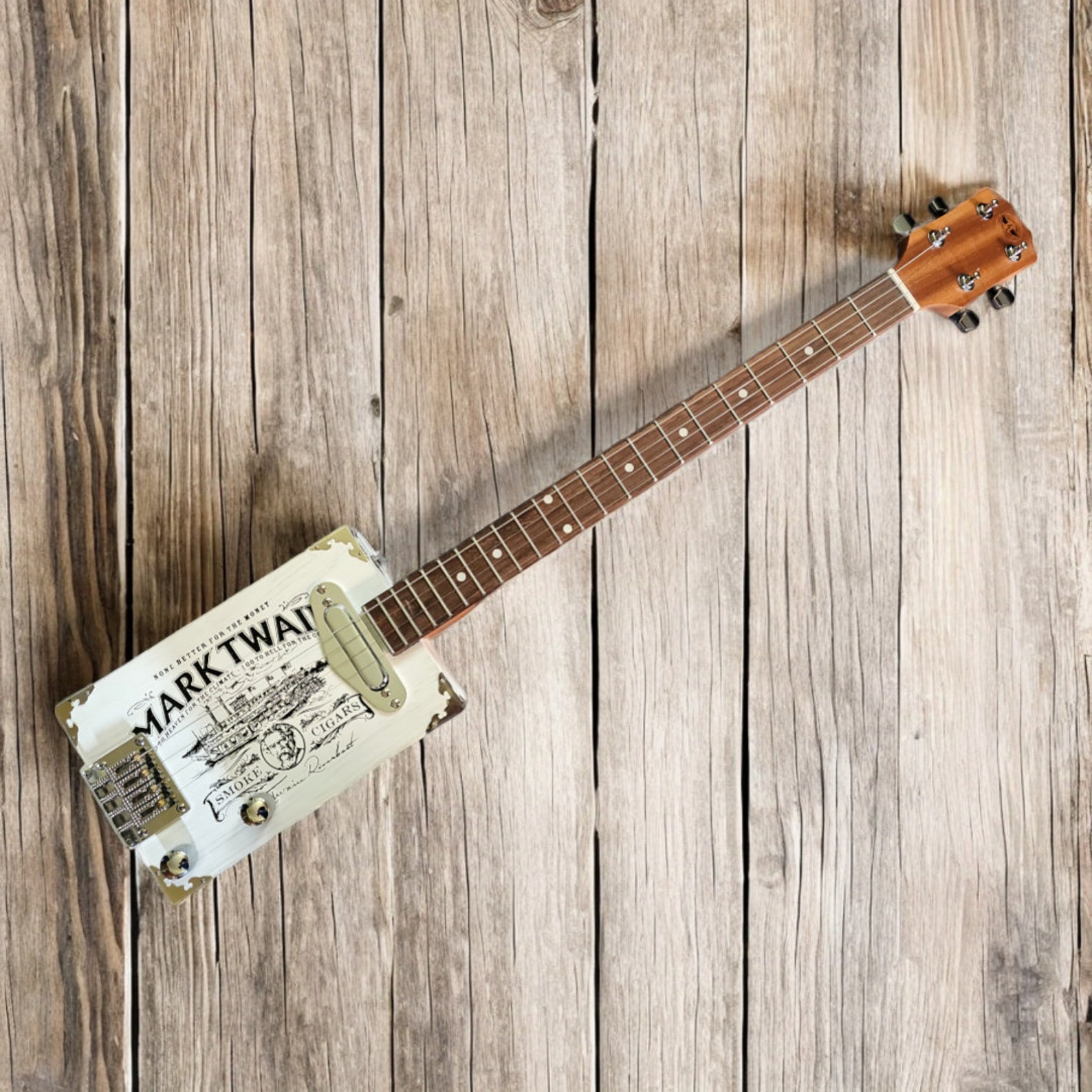 Electric Guitar Cigar Box Guitar - Etsy