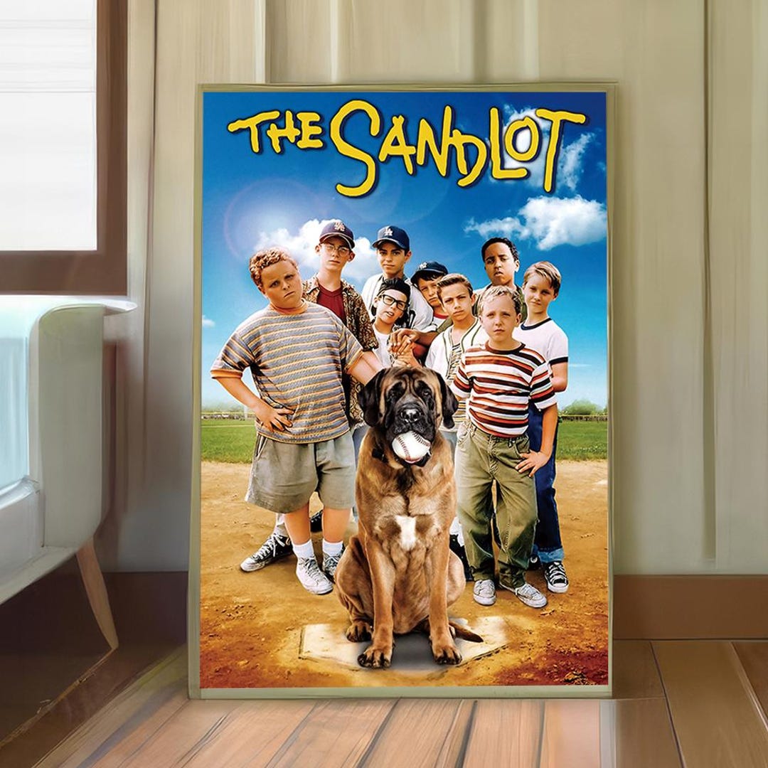 The Sandlot Classic Movie Poster Fine Canvas Art Print Gift for Movie ...