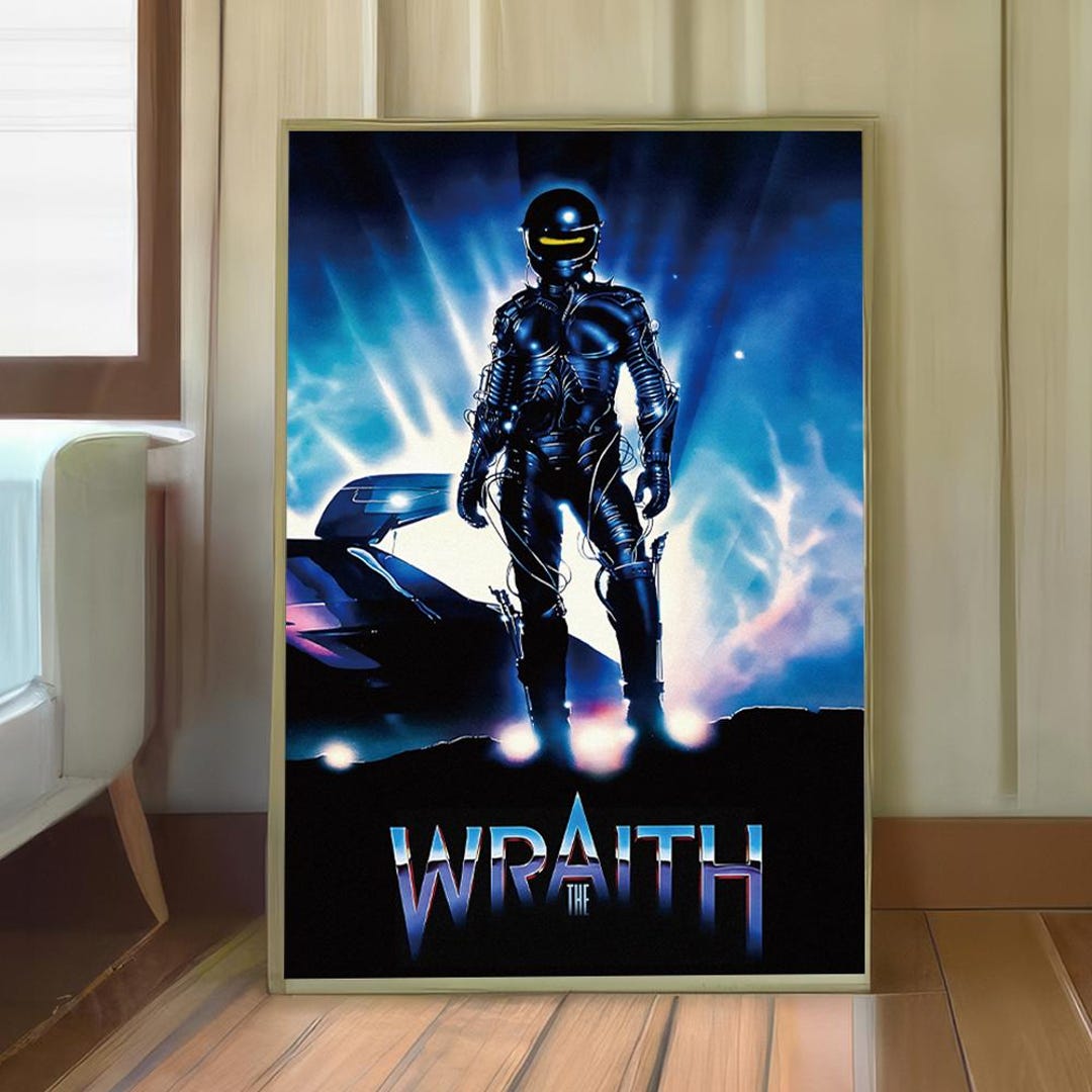 The Wraith Classic Movie Poster Fine Canvas Art Print Gift for Movie ...
