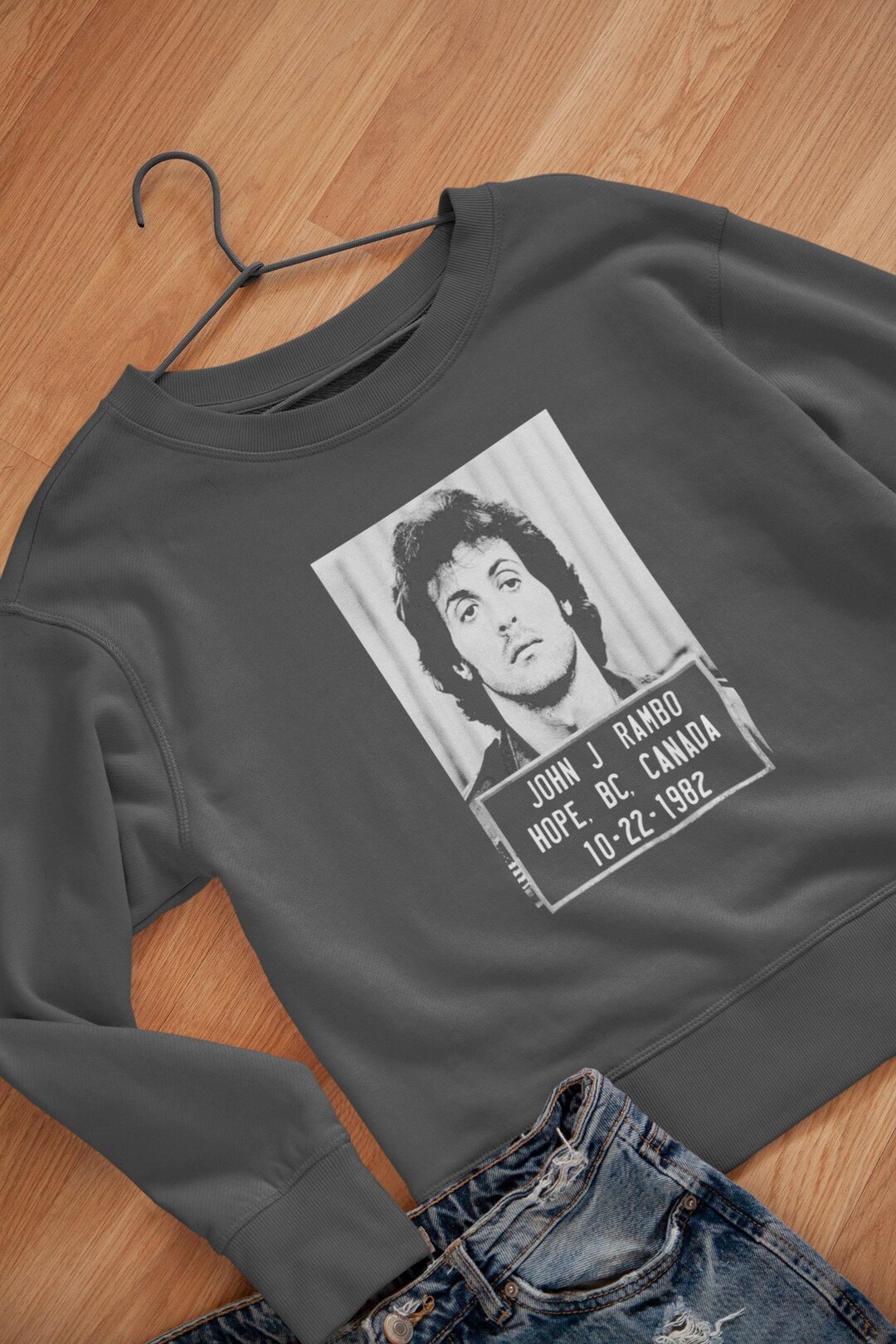 Rambo Sweatshirt Rambo 80s Classic Crewneck for Dad, 80s Movie ...