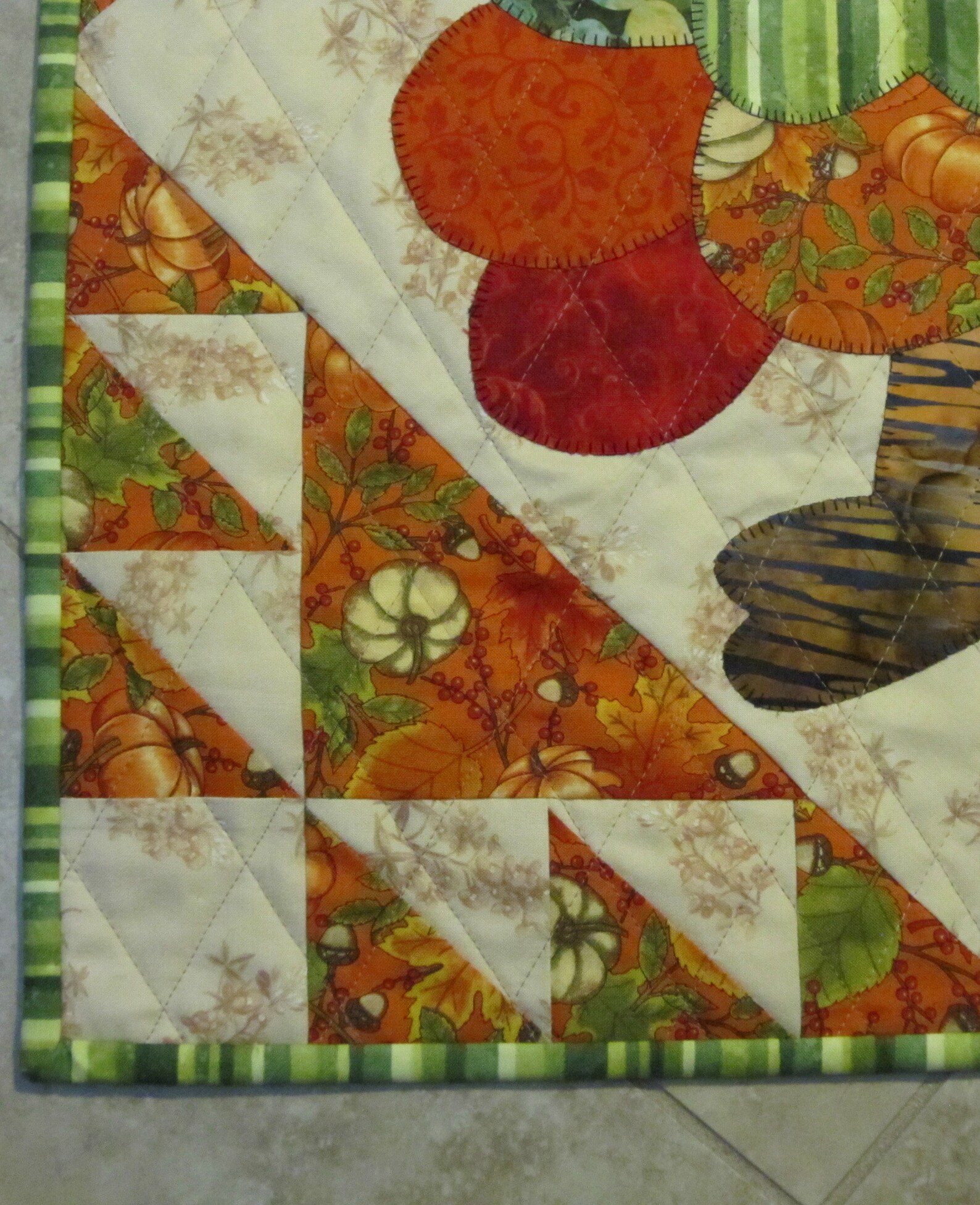 TURKEY LURKEY Thanksgiving Fall Applique Quilt From Quilts by - Etsy
