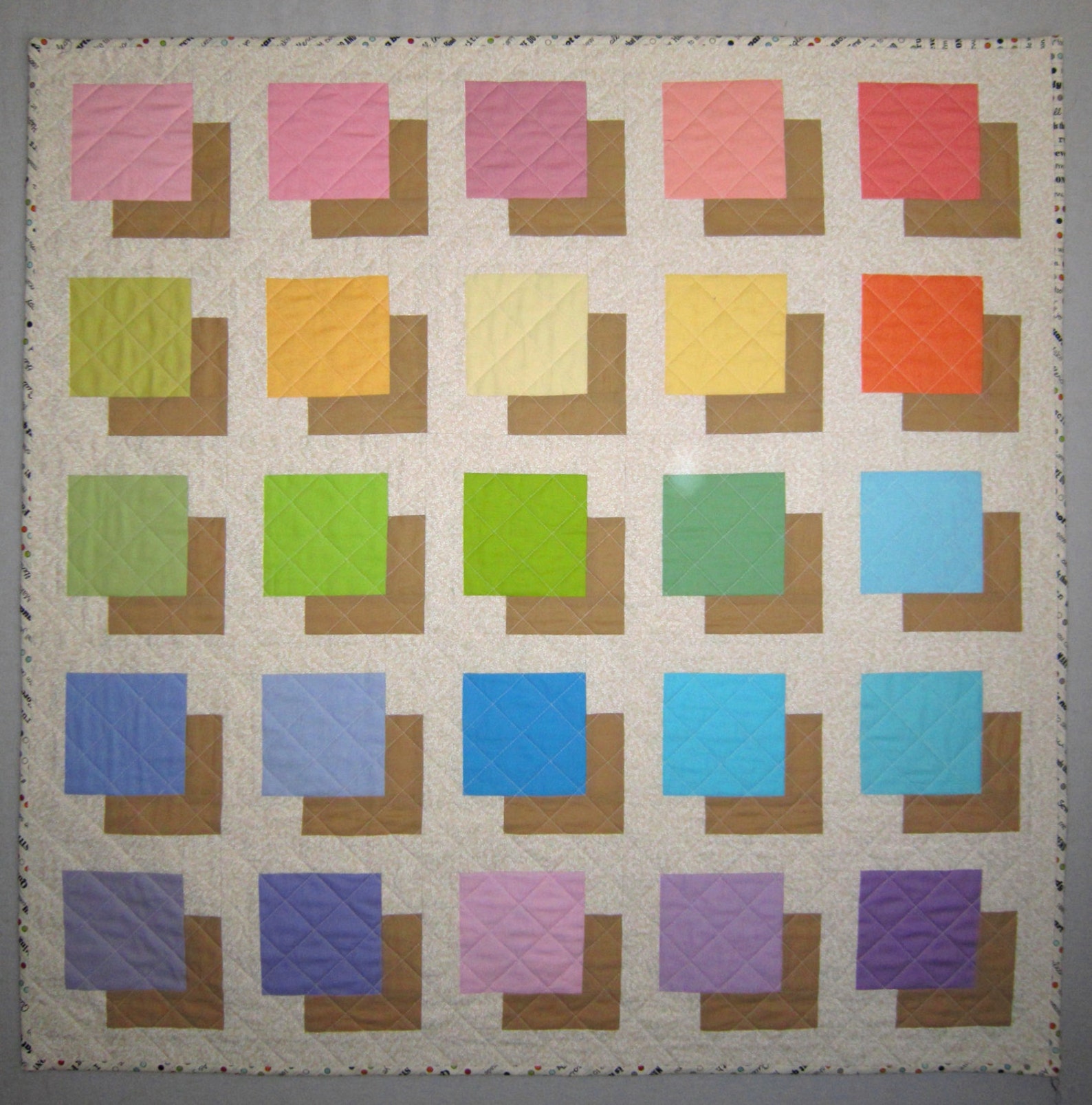 COLOR BLOCK Quilt Original Design From Quilts by Elena Table Runner ...