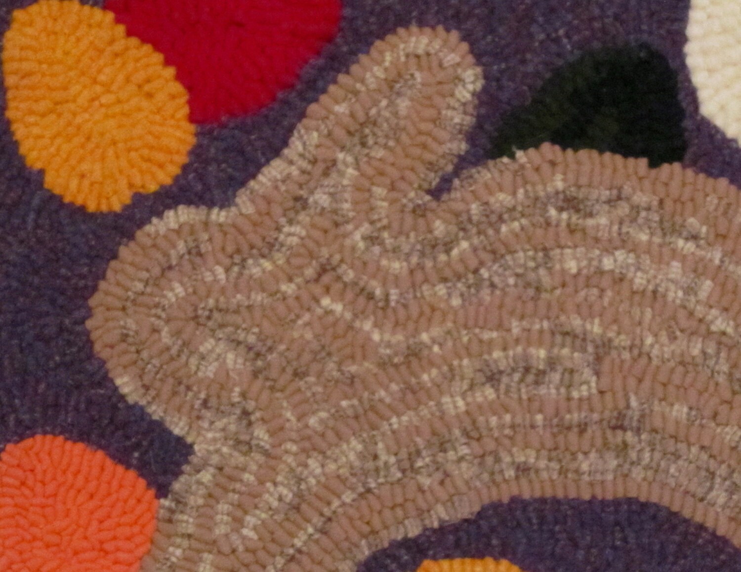 EASTER BUNNY and EGGS Primitive Hooked Rug Recycled 100% Wool - Etsy