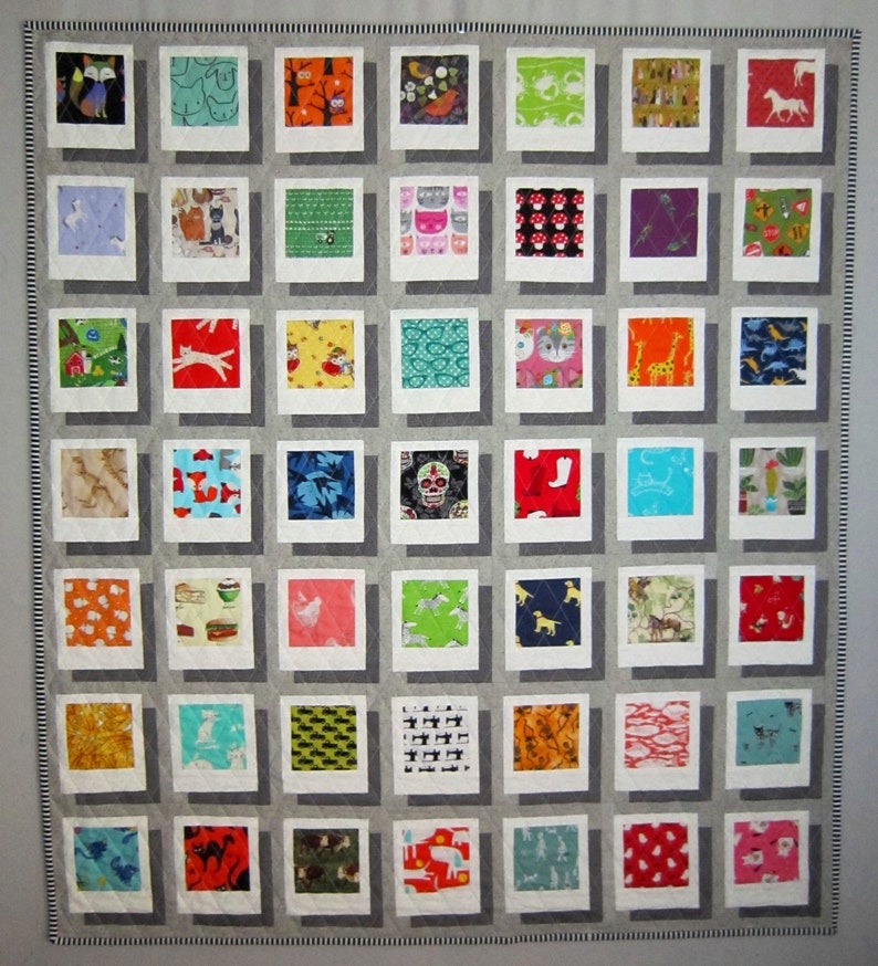 Picture Perfect Instant Photo Quilt Pattern From Quilts by Elena - Etsy