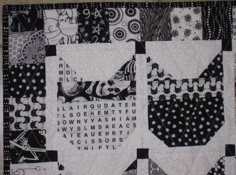 CATNIP Cat PDF Quilt Pattern From Quilts by Elena Cat Faces - Etsy