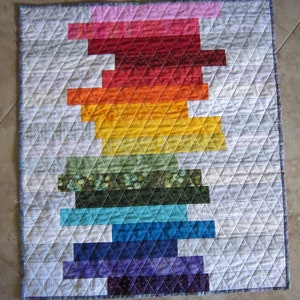 GRAYSCALE Modern Quilt From Quilts by Elena Bright Bold Color Contrast ...