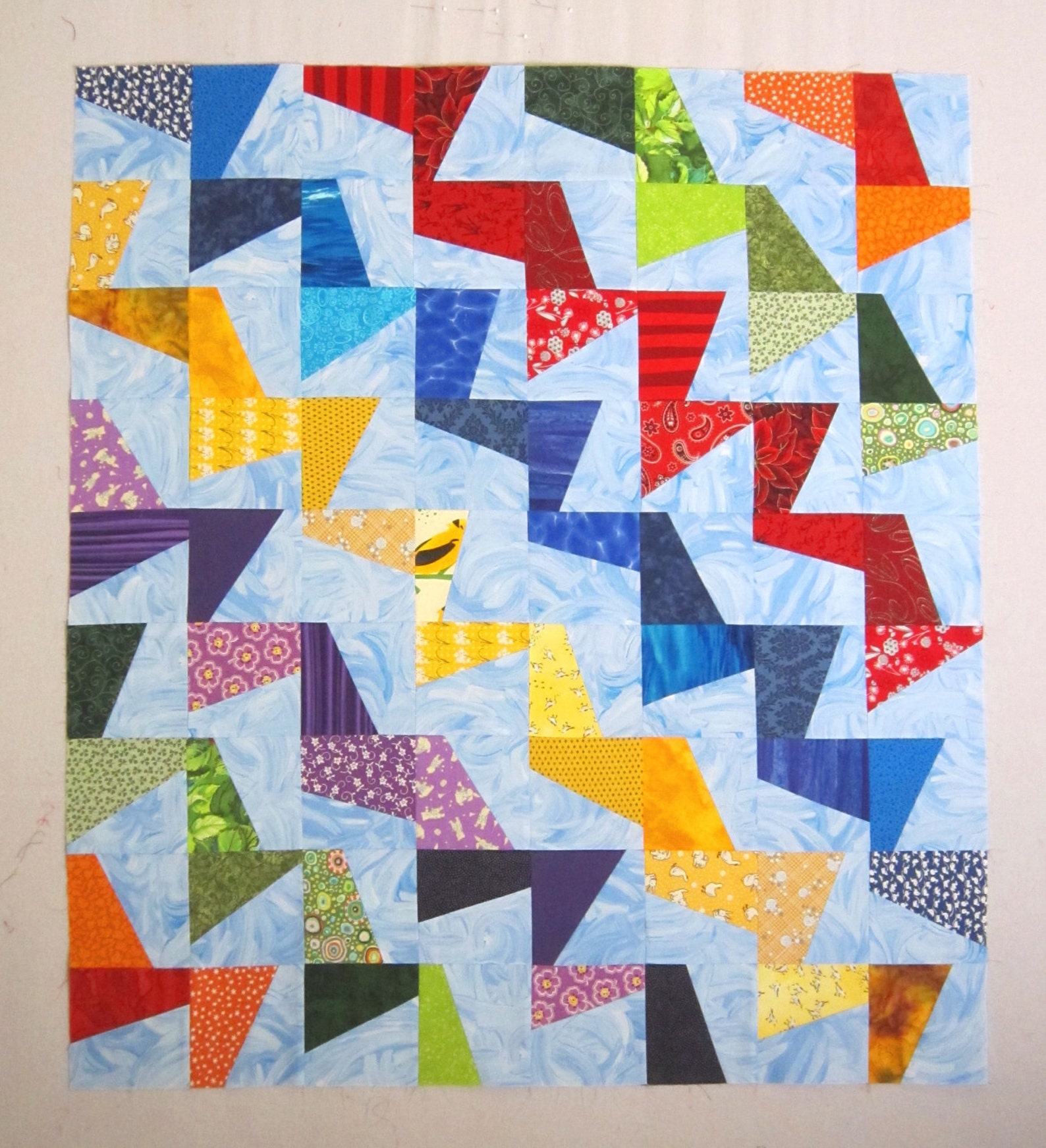TILTED Modern Quilt Pattern From Quilts by Elena - Etsy