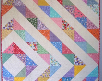 TILTED Modern Quilt Pattern From Quilts by Elena | Etsy