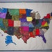 USA PATCHWORK MAP Quilt Pattern From Quilts by Elena Full Sized ...