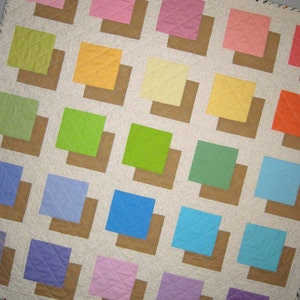 COLOR BLOCK Quilt Pattern to Make This Stunning Quilt Full Instructions ...