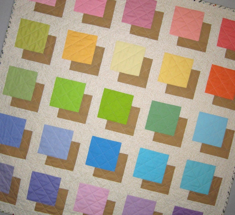 COLOR BLOCK Quilt Pattern to Make This Stunning Quilt Full Instructions ...