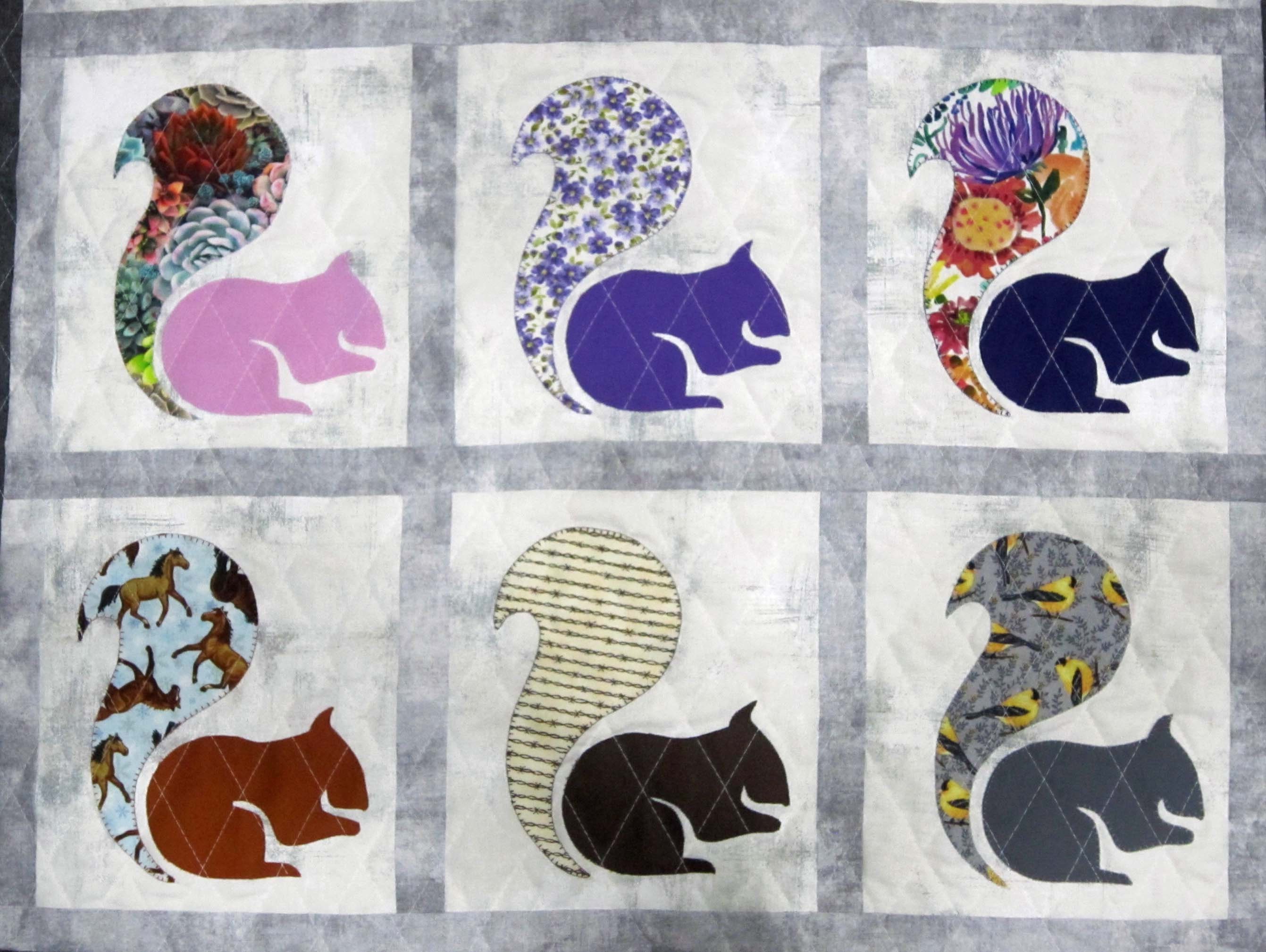 SQUIRREL PDF Quilt Pattern From Quilts by Elena - Etsy