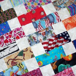 BABY BRICKS Quilt Pattern Charm Pack and Jelly Roll Friendly Colorful ...