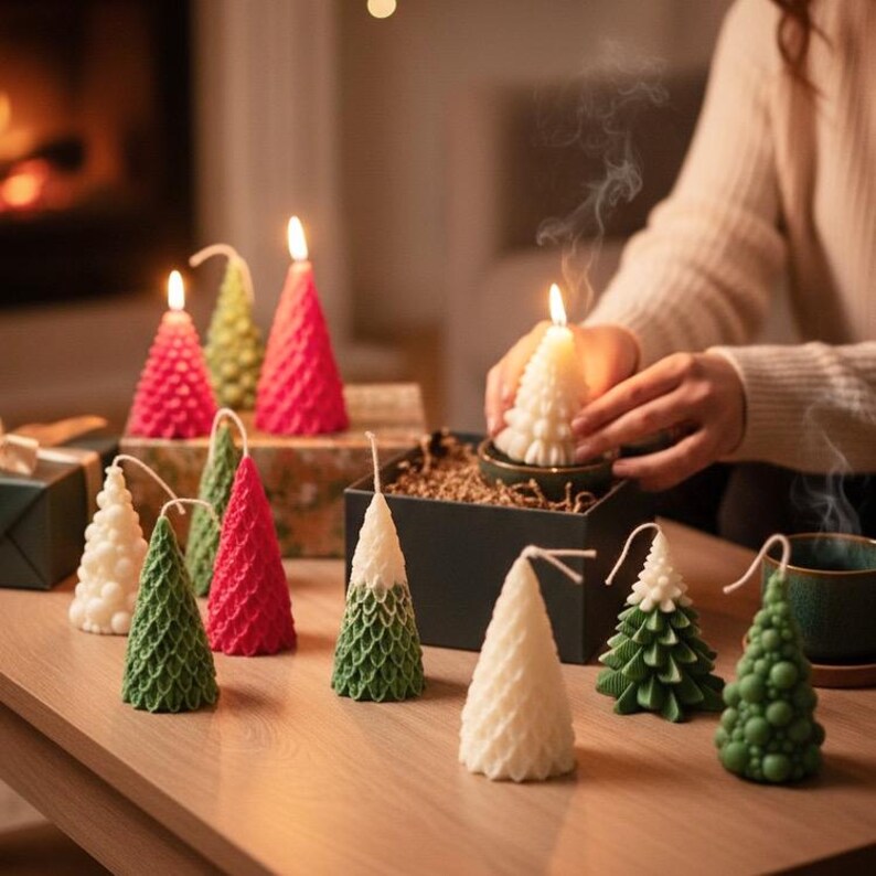 Christmas Tree Candle, 8 Types of Scented Holiday Decor | Fraser Fir ...