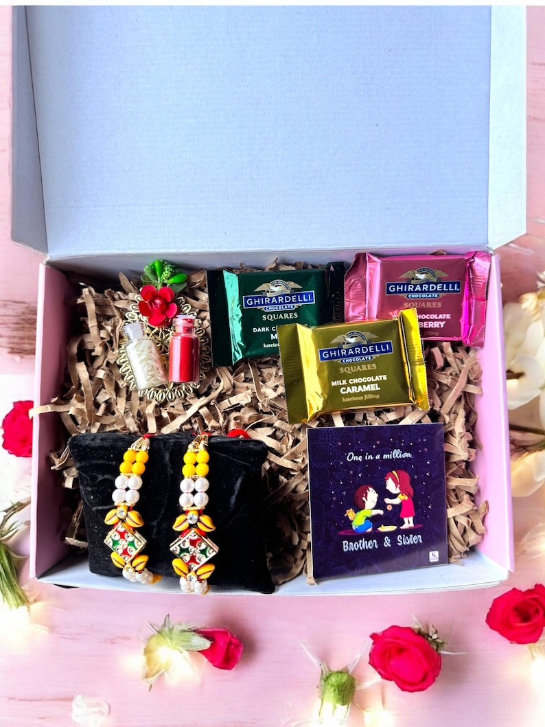 Premium Rakhi Gift Hampers for Brothers, Raksha Bandhan Boxes W ...