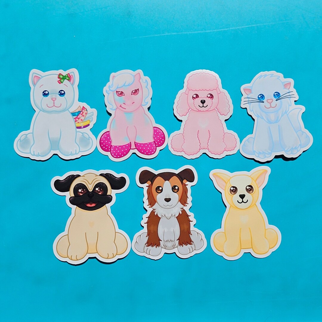 Webkinz 3" Vinyl Stickers - Etsy