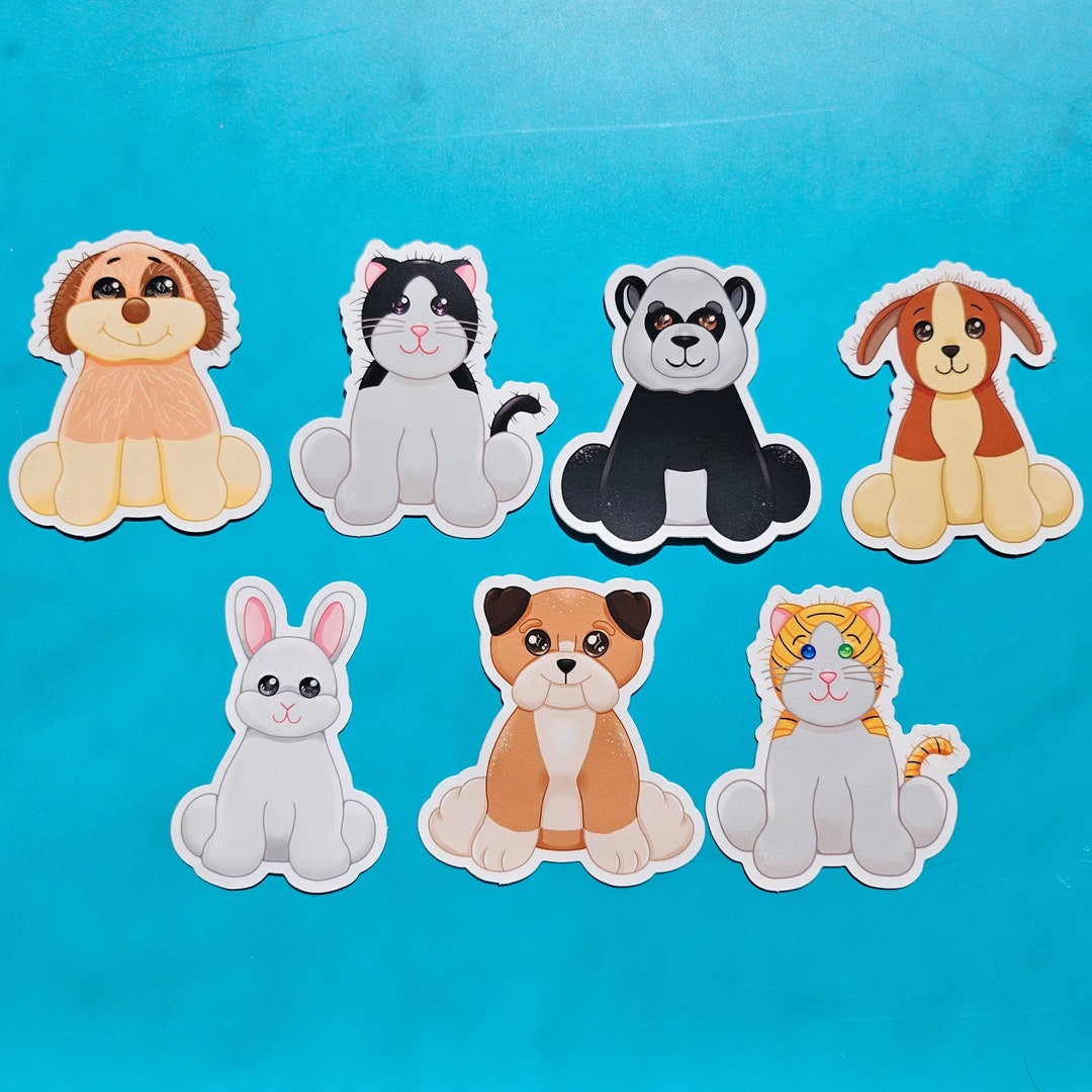 Webkinz 3" Vinyl Stickers - Etsy