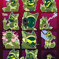 Protogen Emoji Base Pack | Furry Lineart & Base (retired / Discounted ...