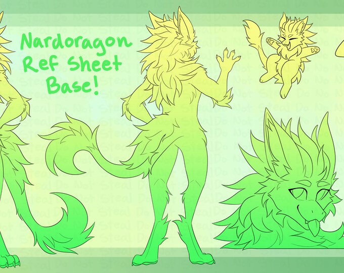 READ DISCLAIMER Character Digital Art Nardoragon Stickers Base Linearts - Etsy