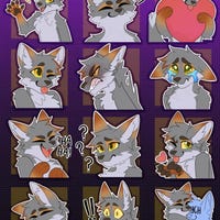 Furry Sticker - Etsy