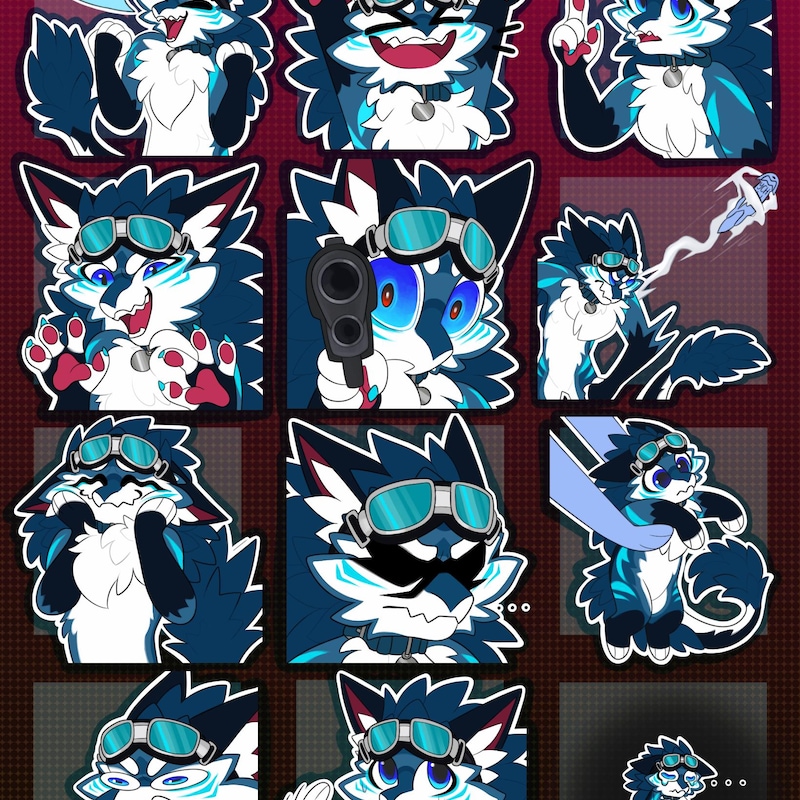 Vrchat Stickers - Etsy