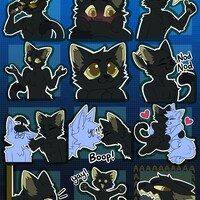 Furry Sticker - Etsy