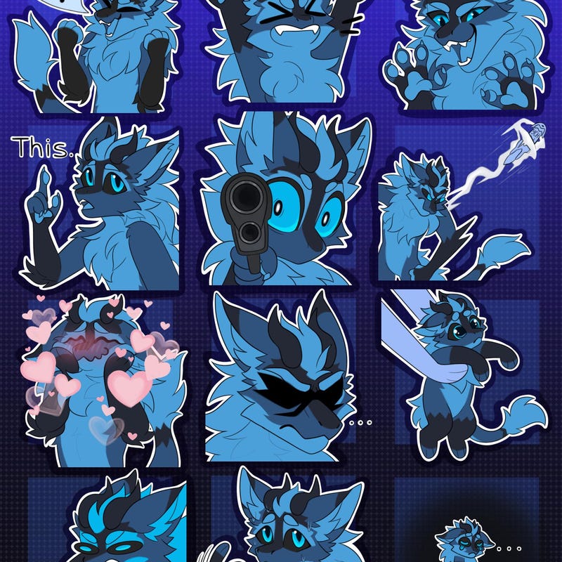Vrchat Stickers - Etsy