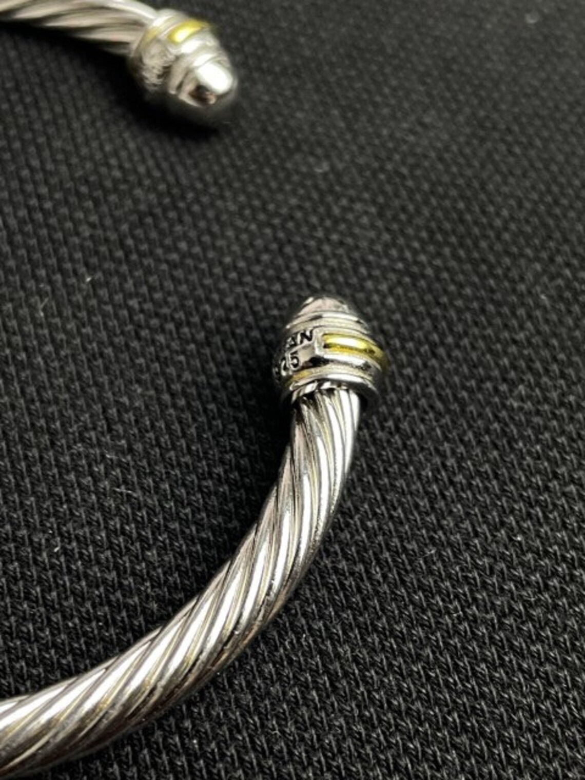 Vintage David Yurman Silver 925 Bangle Unique Classic Bracelet - Etsy