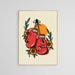 Old School Boxer Boxing Tattoo Style Wall Art Print | Tattoo Flash Wall ...