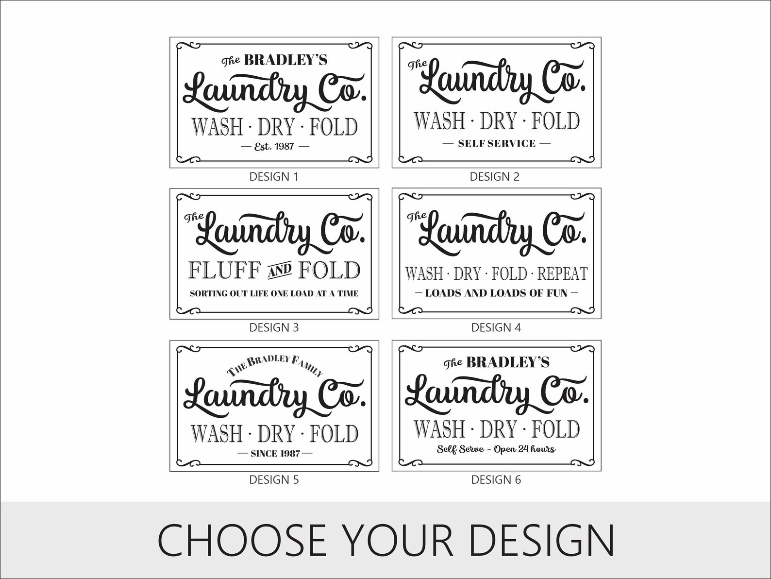 Wash Dry Fold Sign, Laundry Room Sign, Laundry Room Decor, Custom Name ...