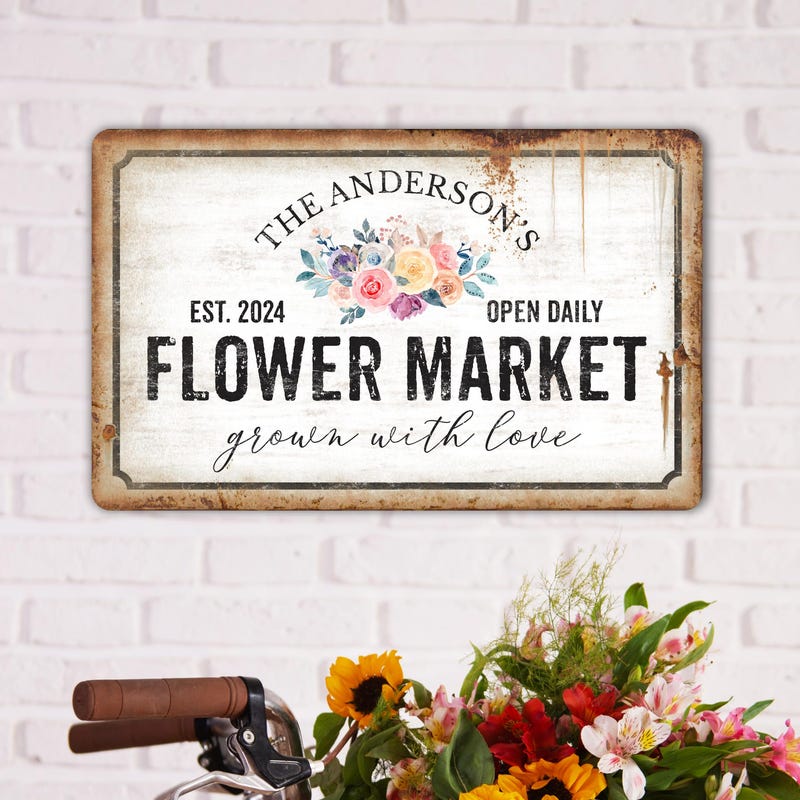 Flower Shop Signs - Etsy